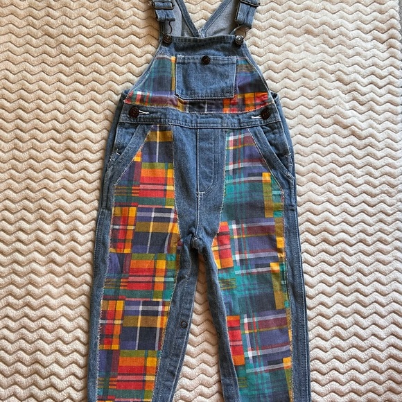 Vintage | Bottoms | Vintage Patchwork Denim Overalls | Poshmark